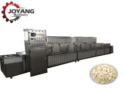 China PLC Industrial Microwave Equipment Cassva Chip Drying And Steriliazaion Machine for sale