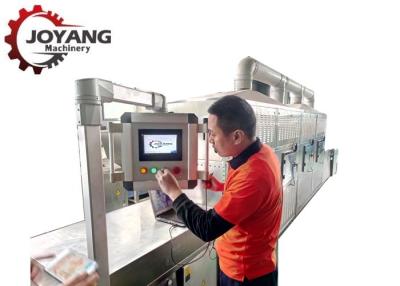 China 50 KW Continuous Electricity Microwave Drying Equipment Cat Litter Drying Machine for sale