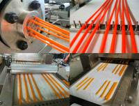China Degradable Straw Extruder Machine Single Screw Edible Drink Rice Straw Production Line for sale