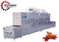China Continuous Microwave Sterilization Machine For Red Chili Pepper Powder Spice Powder for sale
