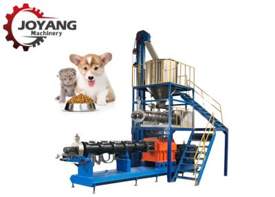 China Twin Screw Extruder 105kw Pet Food Fish Feed Making Machine for sale