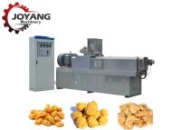 China Tvp Soya Vegetarian Meat Muscle Protein Double Extruder Machine Soya Chunks Processing for sale