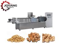 China Tvp Soya Vegetarian Meat Muscle Protein Double Extruder Machine Soya Chunks Processing for sale