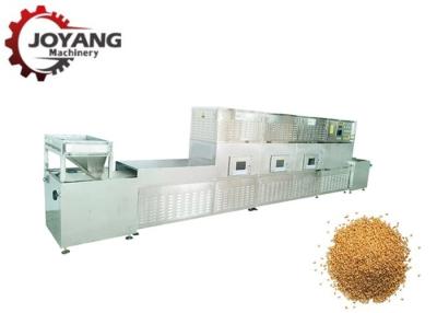 China Tunnel  Microwave Sesame Drying Sterilization Machine for sale