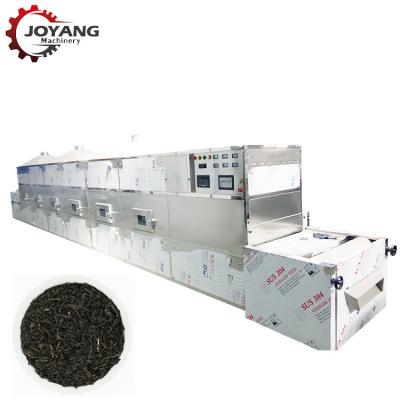 China Microwave Green Black Tea Herbs Fixing Drying Machine for sale