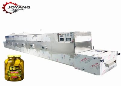 China 2450MHZ PLC Pickles Microwave Sterilization Equipment for sale