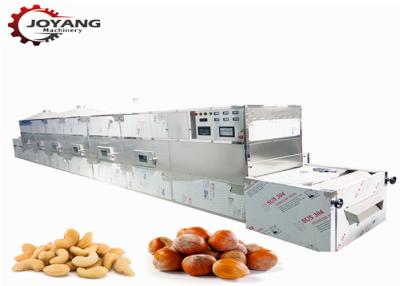 China Automatic Industrial Tunnel Microwave Drying Machine For Hazelnut Cashew Nut for sale