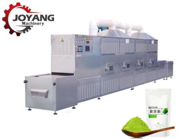 China PLC Microwave Sterilization Machine For Matcha Green Tea Powder Drying Black Tea for sale
