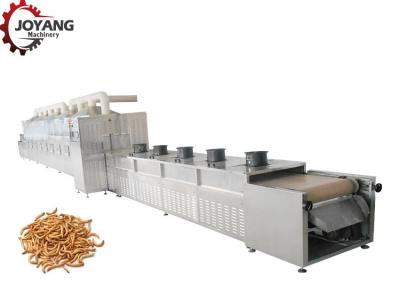 China SUS Microwave Drying Machine For Yellow Mealworm Black Solider Fly Insects for sale
