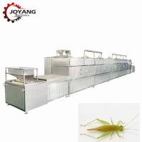 China 80kg/H Cricket Microwave Vacuum Drying Equipment With PLC Contronl for sale