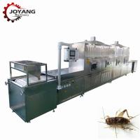 China 80kg/H Cricket Microwave Vacuum Drying Equipment With PLC Contronl for sale
