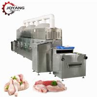 China 915MHZ Microwave Thawing Machine For Chicken Wings Pigs Feet Meat Production for sale