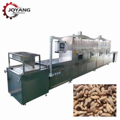 China Tunnel Industrial Microwave Drying Machine For Mealworm for sale