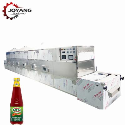 China 40kw 40kg/H Microwave Drying Machine Ketchup Seasoning Sterilizing Equipment for sale