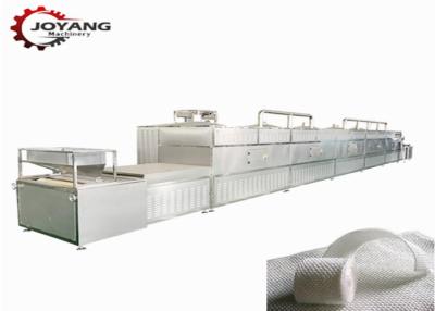 China SUS Material 100 Kg/H Glass Fiber Microwave Drying Machine for sale