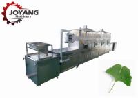 China Tunnel Type Ginkgo Leaf Microwave Drying Machine for sale