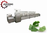 China Tunnel Type Ginkgo Leaf Microwave Drying Machine for sale