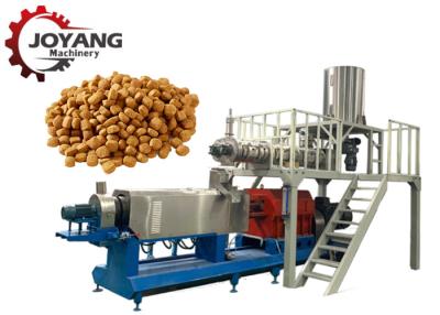 China 100-1500kg/h Dry Pet Food Production Line Cat Food Making Machine for sale