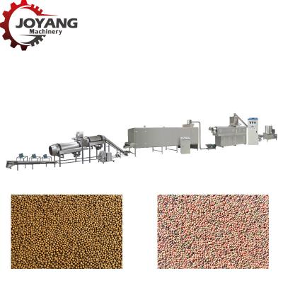 China Wet Extrusion Floating Fish Feed Machine Dry Extrusion Shrimp Turtle Feed Processing Line for sale