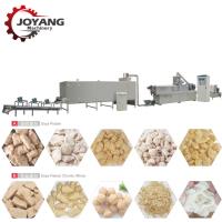 China Textured Vegetable Protein Extruder Soy Meat Soya Chunks Soybean Protein Making Machine for sale