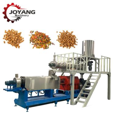 China Full Automatic Dog Cat Pet Food Extruder Machine 500 Kg / H for sale