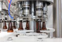 China 2000BPH -20000BPH Beer Bottle Filling Equipment  3 In 1 Good Sealing Performance for sale