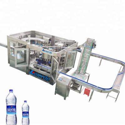 China Rotary Type Auto Liquid Filling Machine Beverage Filling Machine 1800 KG for sale