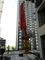 China 4 Hydraulic Foldable Arm Sections R Concrete Placing Boom For Residential Building for sale