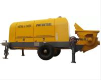 China Pressure 1400rpm Stationary Diesel Concrete Trailer Pump With Model HBT60.16.130RS for sale