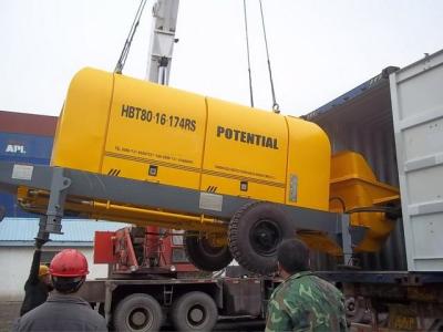 China High Power Precision Concrete Pumping HBT80.16.174RS 0.7 m3 Hopper Capacity for sale