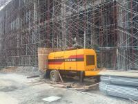 China Stationary Concrete Trailer Pump Diesel Power Type With 1800mm Stroke for sale