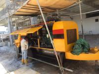 China Diesel Trailer Concrete Pump Machine Smooth Finish Concrete Pouring Solution for sale