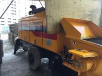 China Diesel Trailer Concrete Pump Machine Smooth Finish Concrete Pouring Solution for sale