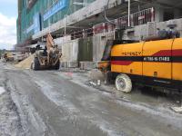 China 40mm Max Aggregate Size Concrete Pump Max Theoretical Vertical Reach Up To 200m for sale