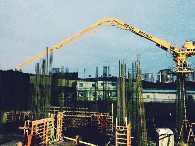 China Electric Power Type Concrete Placement Boom With 5m Or 10m Column Length for sale
