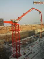 China Max Horizontal Reach 36m Concrete Placer Boom 380V / 50Hz With 4 Boom Sections for sale