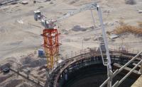 China Electric Tower Type Concrete Placement Boom Stepless Speed Control Minimized Impact Force for sale