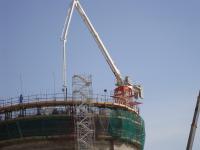 China Max Horizontal Reach 38m Concrete Placing Boom Electric Accurate Concrete Placement Boom for sale