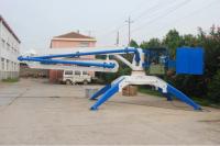 China 3 Sections Folding Spider Concrete Placing Boom 5.5Kw Hydraulic System Pressure 22Mpa for sale