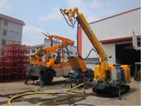China Travelling Speed 2.2 / 4.4km/h Robotic Shotcrete Machine Electric Motor Diesel Engine for sale