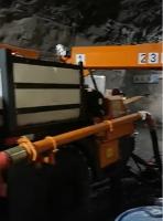 China 4 Wheels Driving Articulated Steering Robotic Shotcrete Machine 20m3/h Max Output for sale