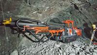China Sturdy Chassis Structure Rock Drilling Trolley For 0.8 - 2m/Min Drilling Speed for sale