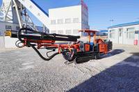 China Sturdy Chassis Structure Rock Drilling Trolley For 0.8 - 2m/Min Drilling Speed for sale