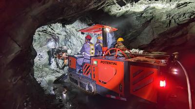 China 43 - 76mm Drilling Diameter Robotic Rock Drill With 2×2 - 5.6×4m Section for sale
