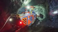 China Hydraulic Drive 7.5Kw Jumbo Rock Drill Machine High Impact Frequency 0.8 - 2m/Min Speed for sale