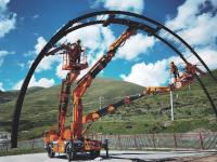 China Remote Control Tunnel Arch Installation Trolley With Diesel Engine 125Kw / 2200rpm for sale