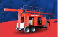 China Industrial Intelligent Cement Mixer Drum Cleaning Machine For Heavy Duty Blast Cleaning for sale