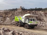 China 45km/h Max Speed Energy Mining Dump Truck With 35m3 Standard Bucket Capacity R95 for sale