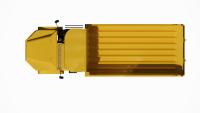 China Heavy Duty Underground Mining Equipment Dump Truck 2400mm Loading Height for sale