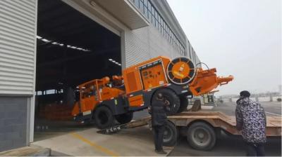 China Capacity Shotcrete Robotic Sprayed Concrete Machine UPS-20J Up To 8.5m Shotcrete Distance for Large-Scale Construction for sale